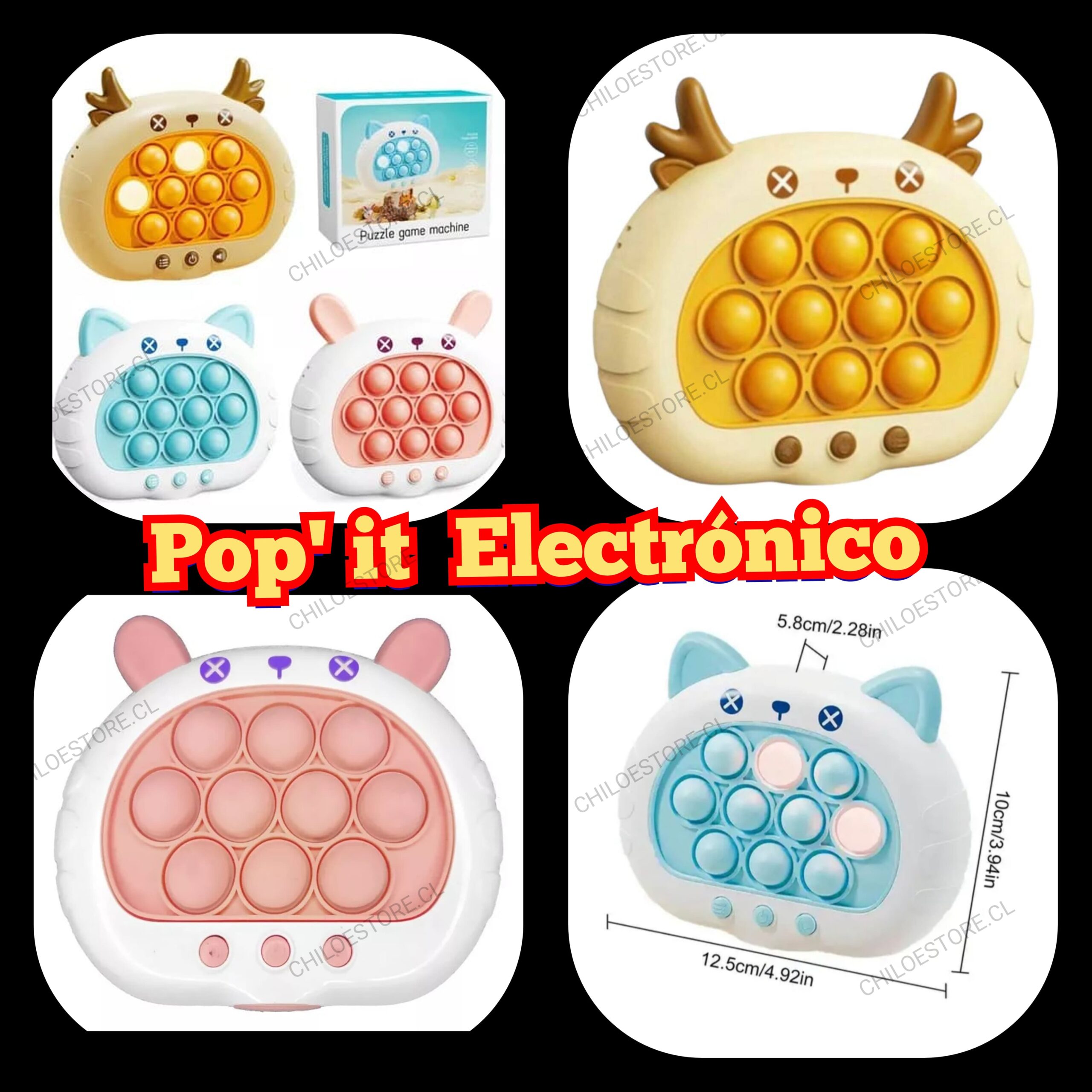 Pop It Electrónico Juguete Sensorial Popit Eléctrico – ChiloeStore